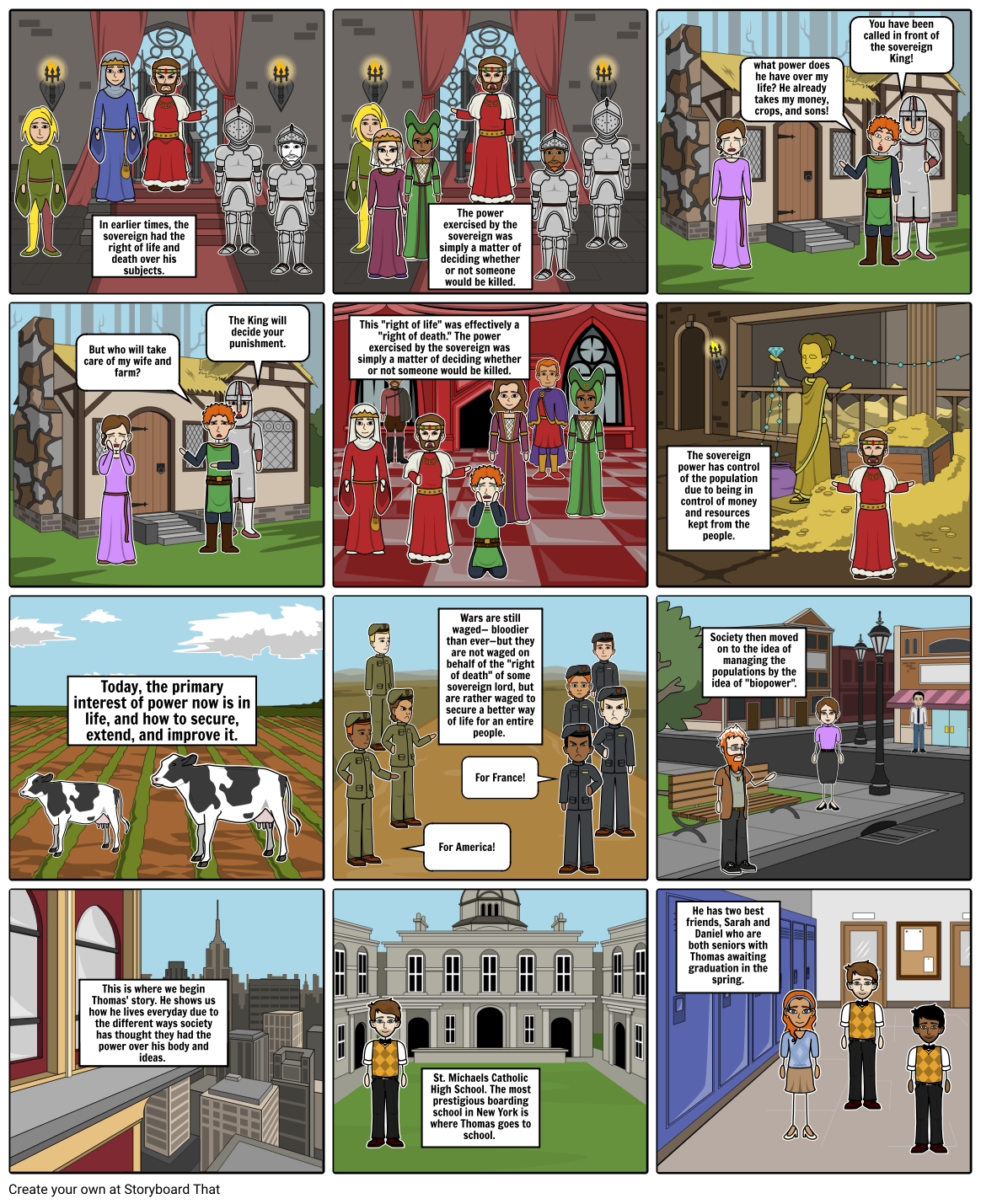 Final Comic Book Storyboard by cassidy_pinto2016