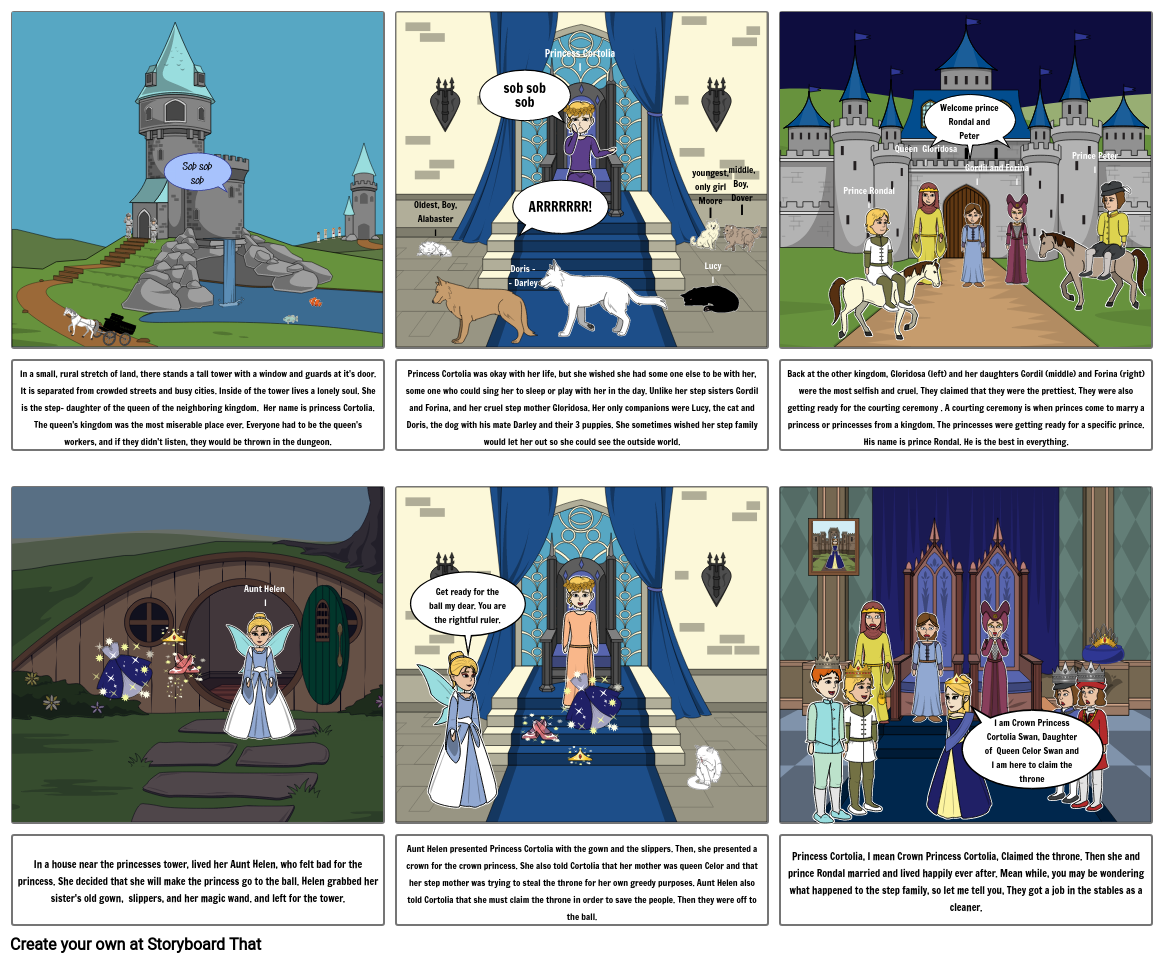 The Tower Story Storyboard par castorycreator