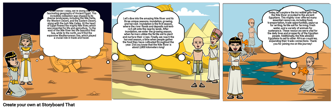 The Gift of The Nile Storyboard par cb1881c9
