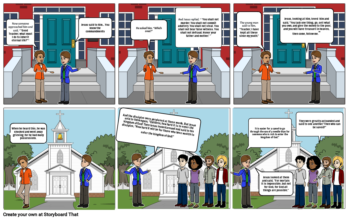 The Rich Man Storyboard por cb75bc6f