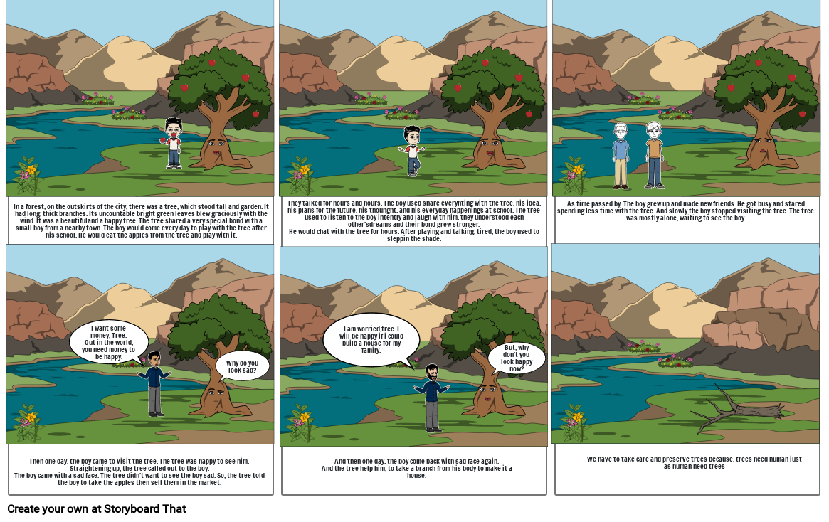 Giving Tree Storyboard by cbc35c24