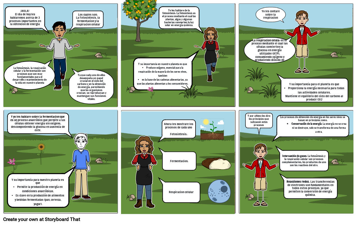 La naturaleza en la vida Storyboard por cbc97c15