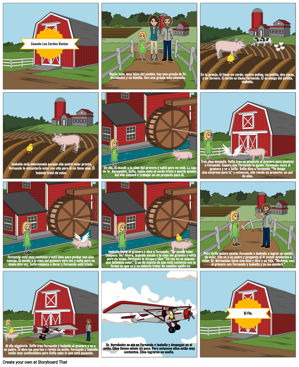 El Libro de la Granja Storyboard por cc07e14b