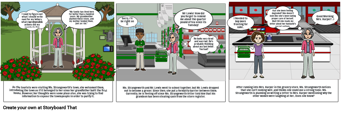Comic Strip Storyboard by cc2573d6