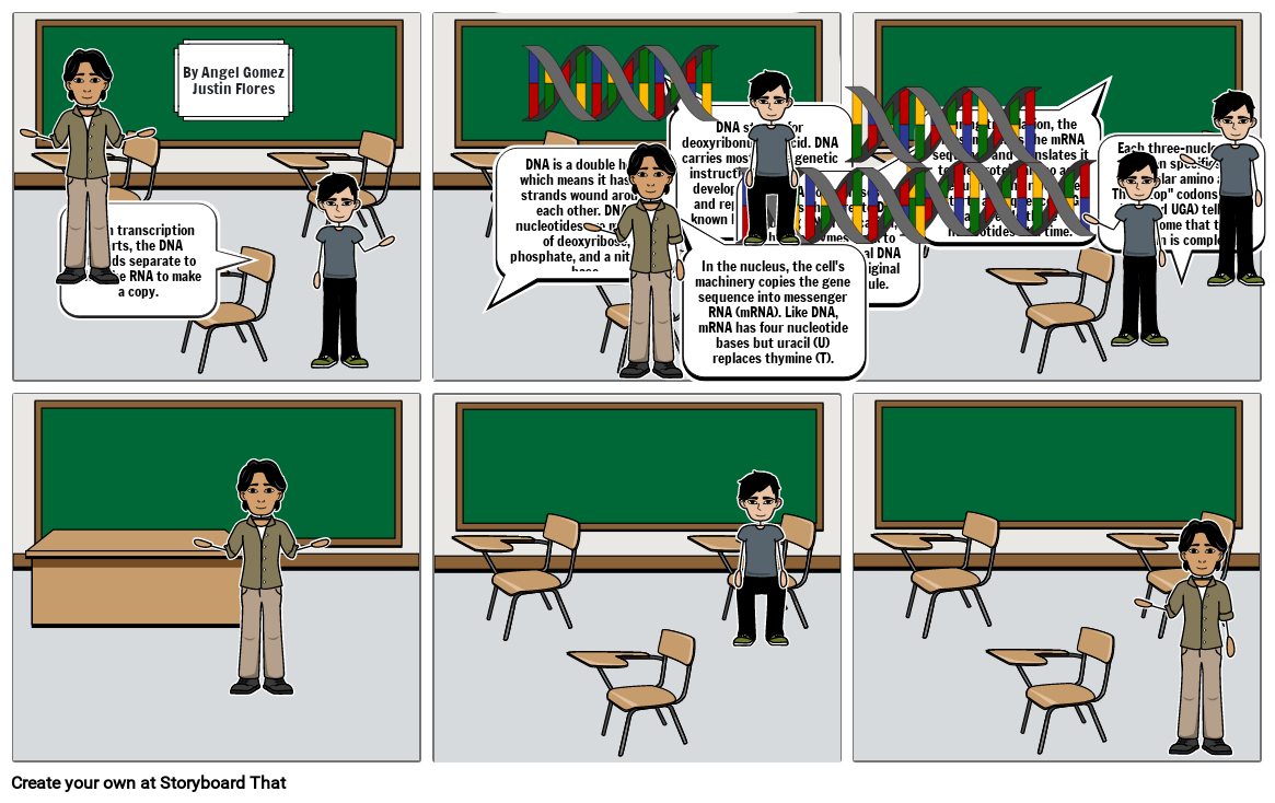 Comic Strip Storyboard by cc6b53c4