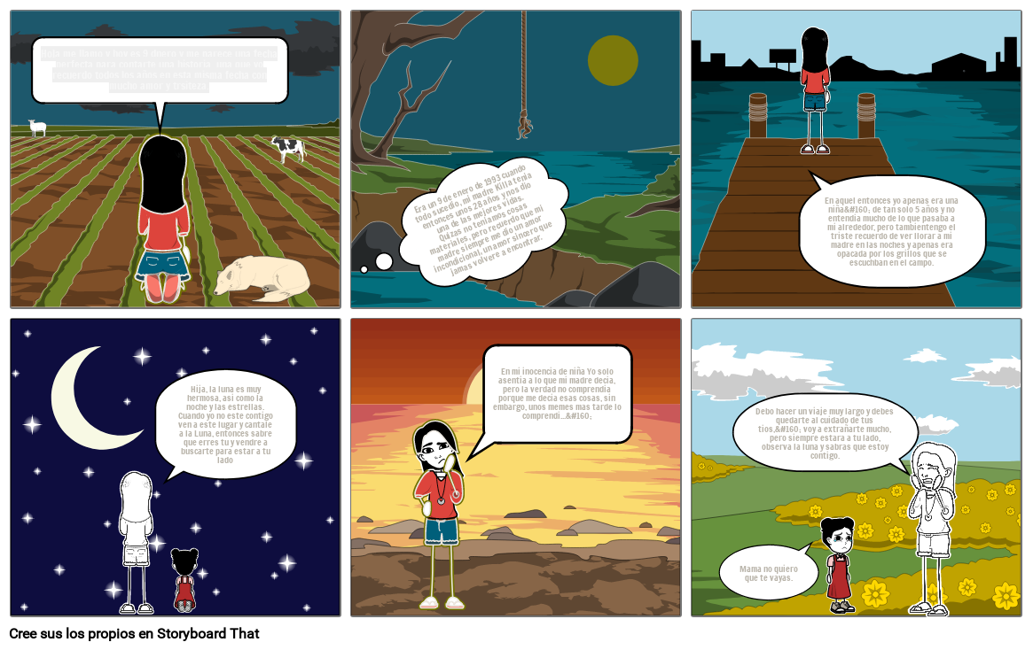 La luna Storyboard by cc801261