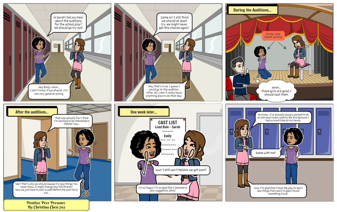 Peer Pressure Health Project 2 القصة المصورة من قبل Cchen25656