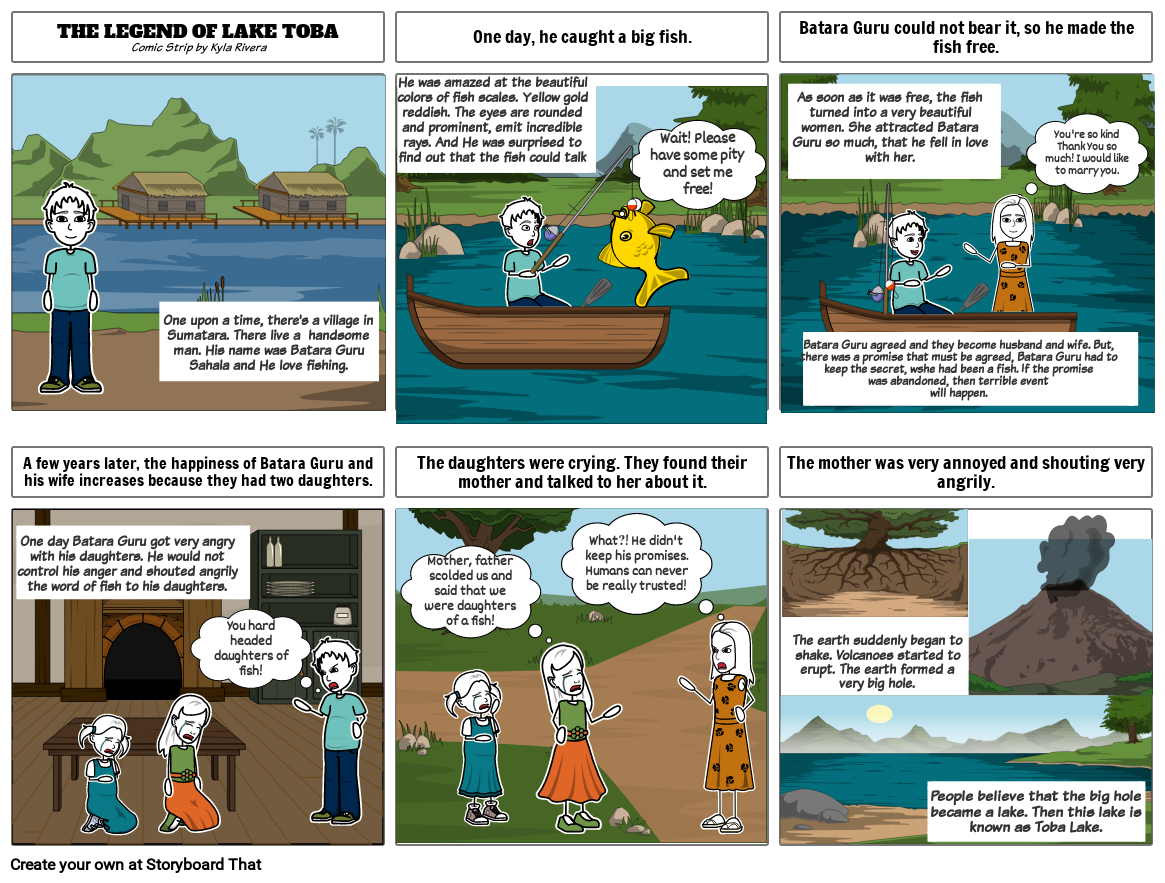 The legend of lake tuba Storyboard by cd02be8e