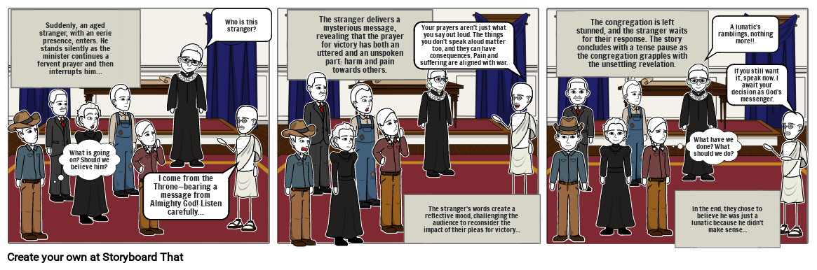 War Prayer- #2 Storyboard por cdb46c25