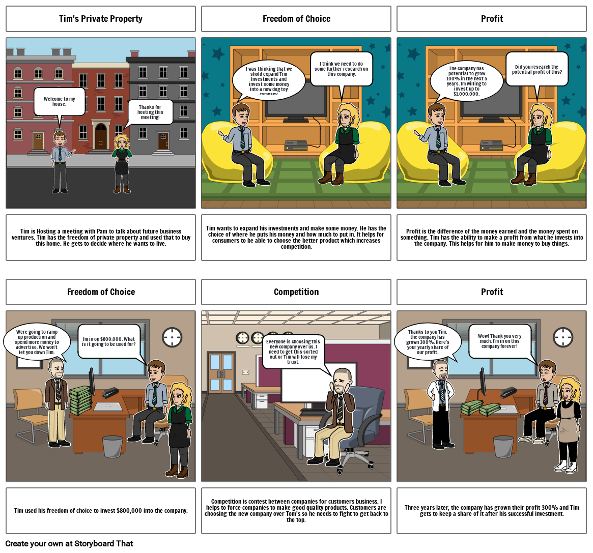 Business Storyboard Storyboard by cdfb0cb4