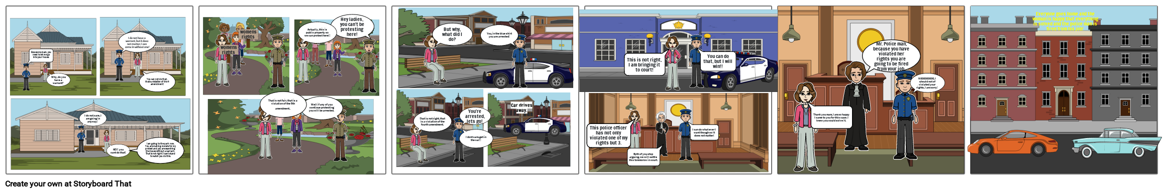 bill of rights project Storyboard par ce172714