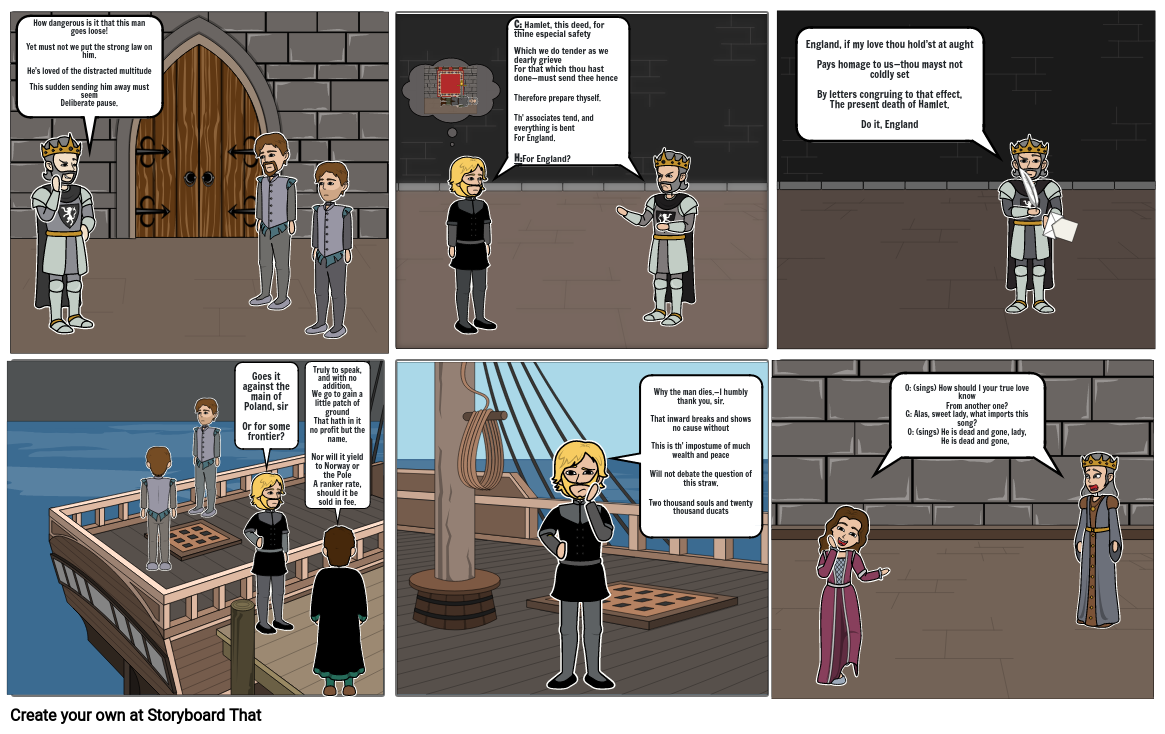 HAMLET PART 1 Storyboard by ce1c6ee1