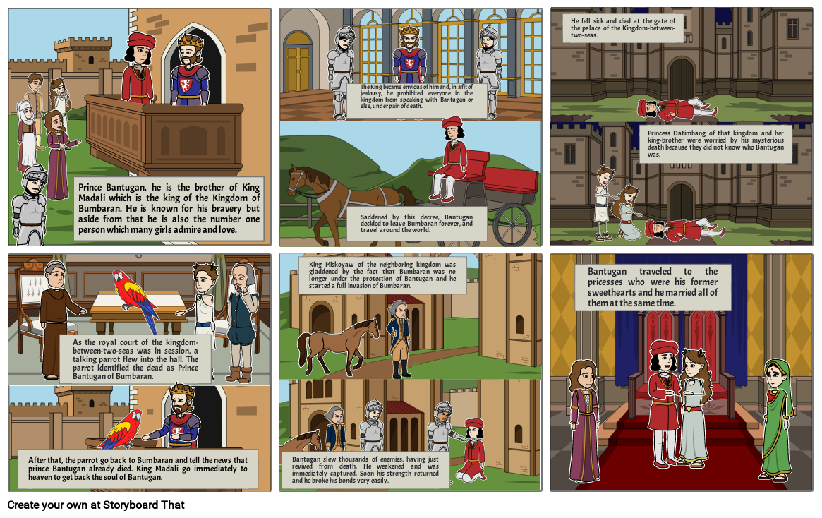 Bantugan: A Maranao Epic Storyboard by ce4252b2