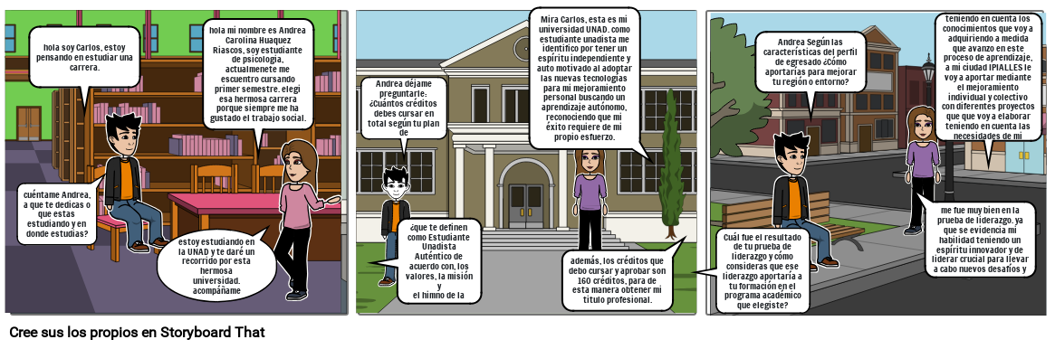 LA HISTORIA DE MI RECORRIDO ACADEMICO Storyboard
