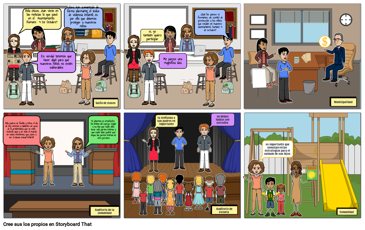 Abuso Sexual Infantil Storyboard By Ce7916d0