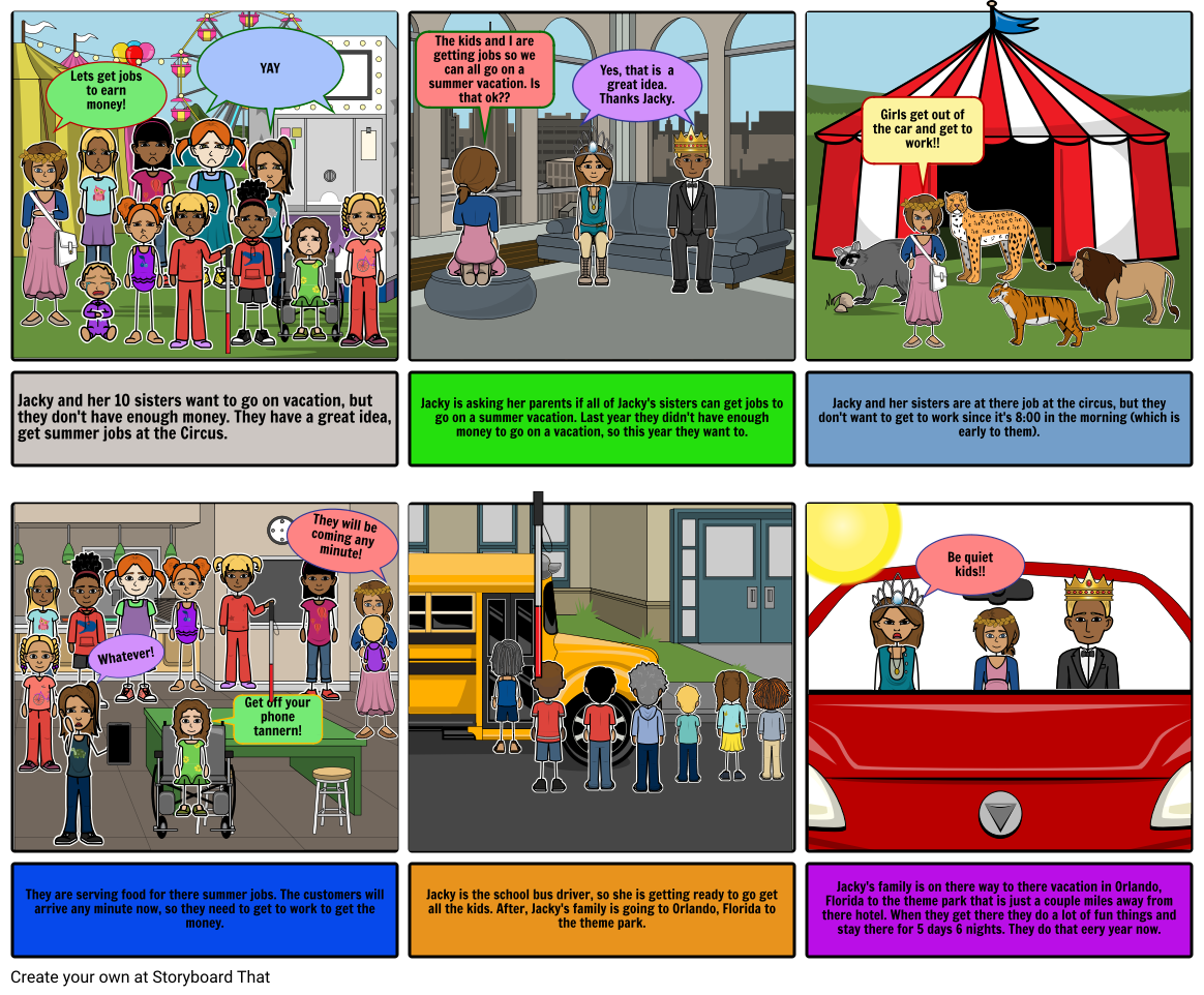 Jacky Ha-Ha My Life Is a Joke Storyboard by ceckert