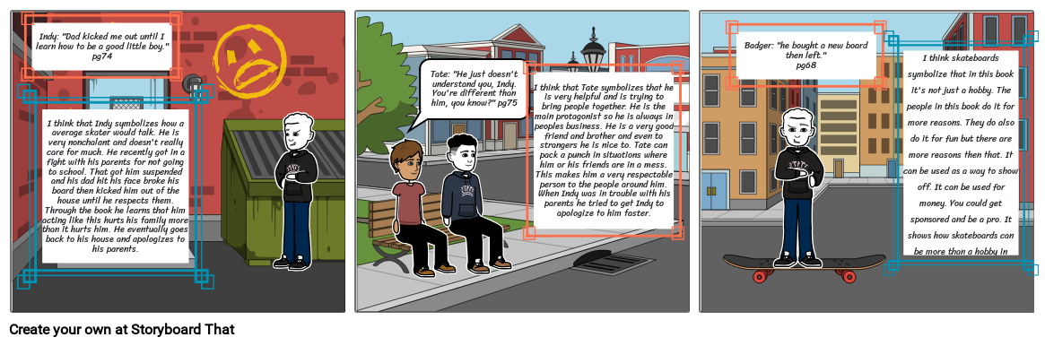 Symbolism Project part 1 Storyboard by cef08a6b