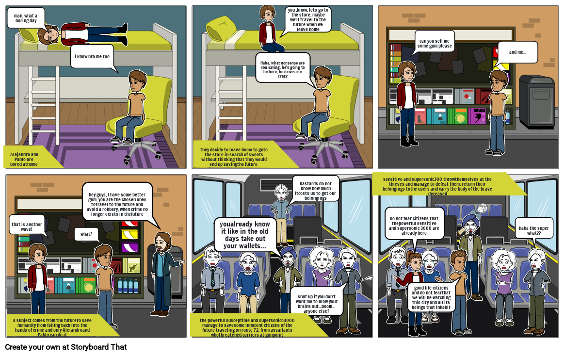 the world of the future Storyboard by cf268c99