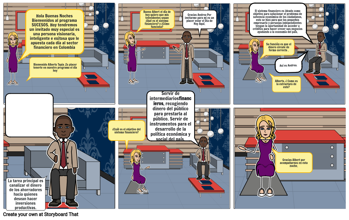 Sistema financiero - Edna Cadena القصة المصورة من قبل cf34f62a