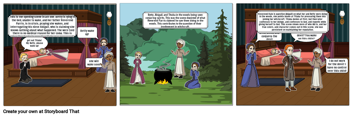 ACT 1 CRUCIBLE Storyboard por cfd99ced