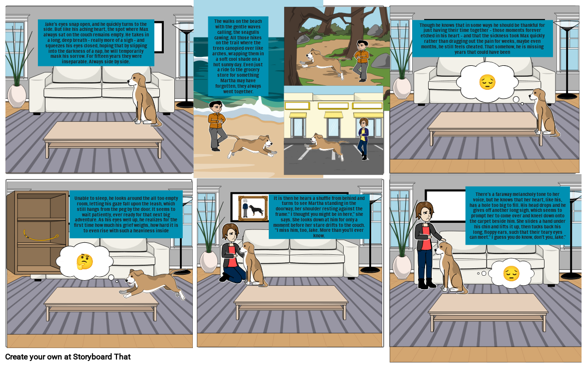 Jake by Jim Barlett Santero Comic Strip Storyboard