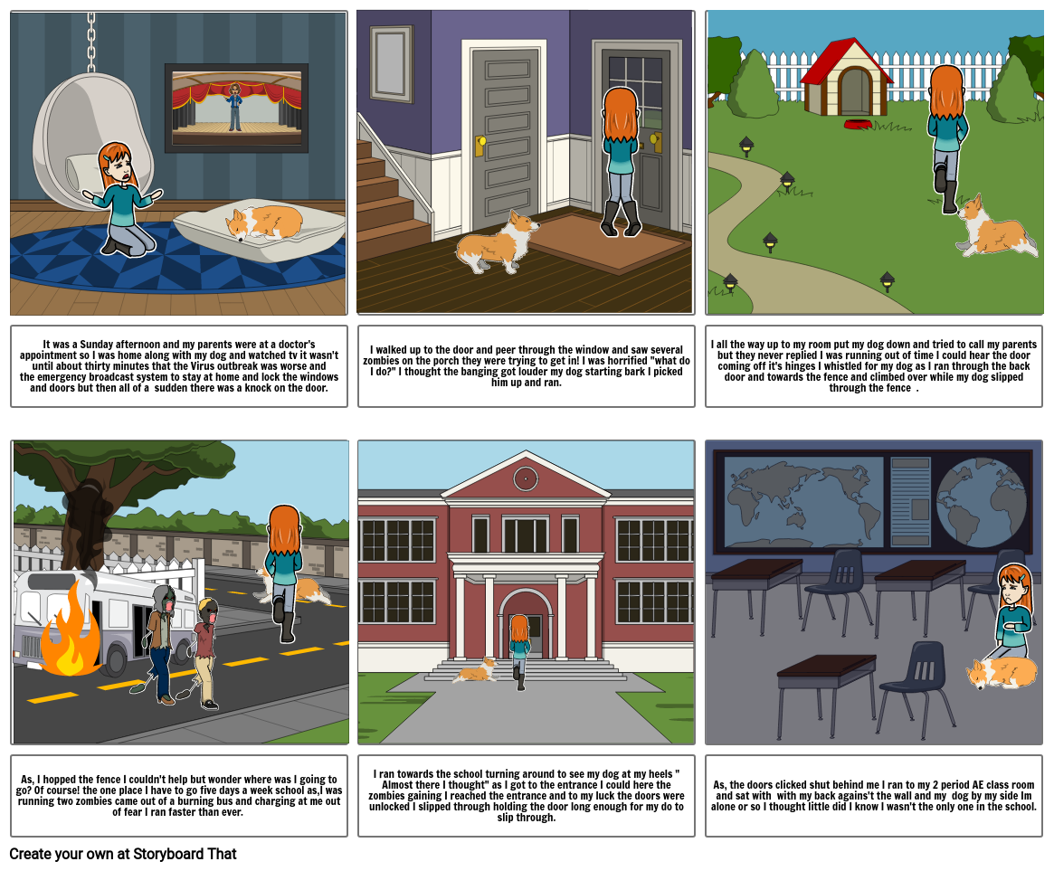 Zombie Storyboard por ch15677
