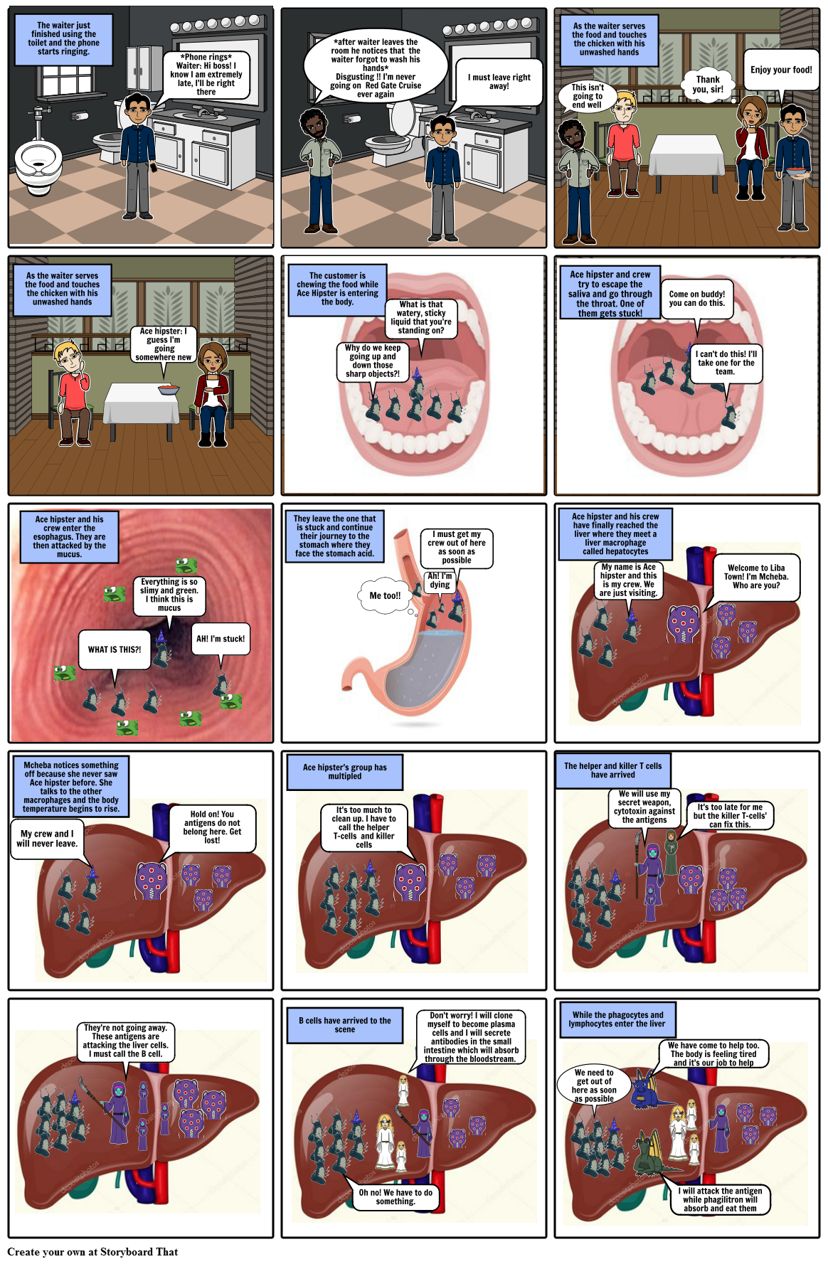 Bio project Storyboard by charliel072800