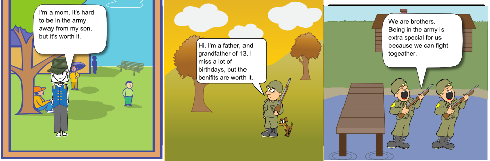 Being In the Army Storyboard by cholocatedrop