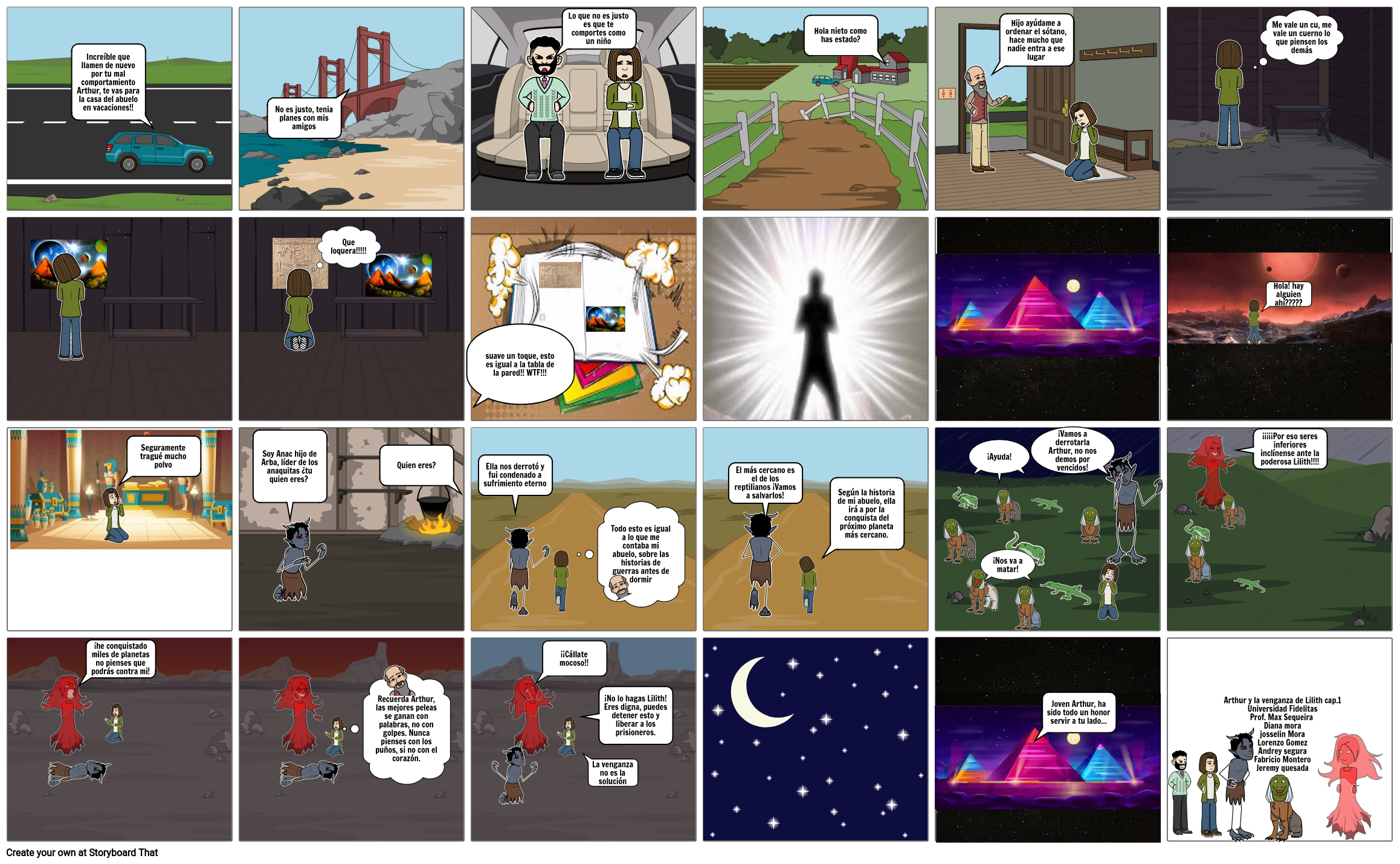 Arthur Storyboard par chpp96