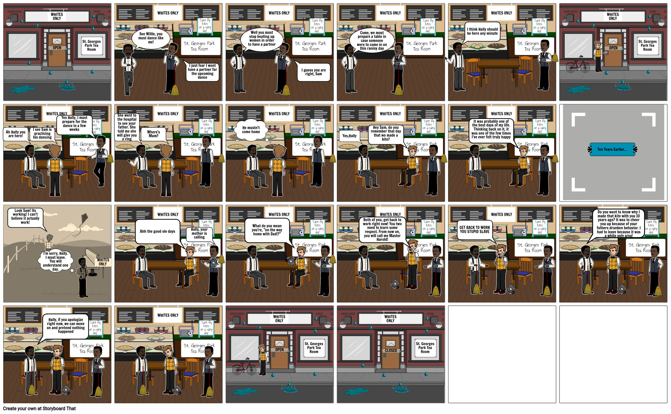 English Storyboard por chris122434