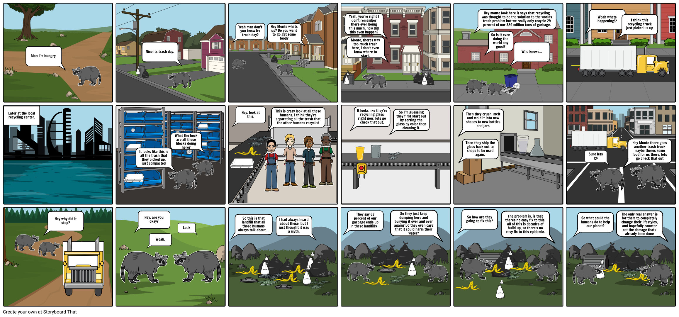trash world Storyboard by chrishenriques