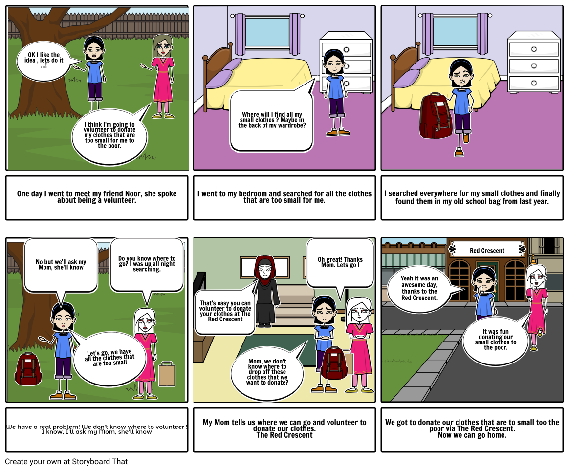 Volunteering in your community Storyboard por christak