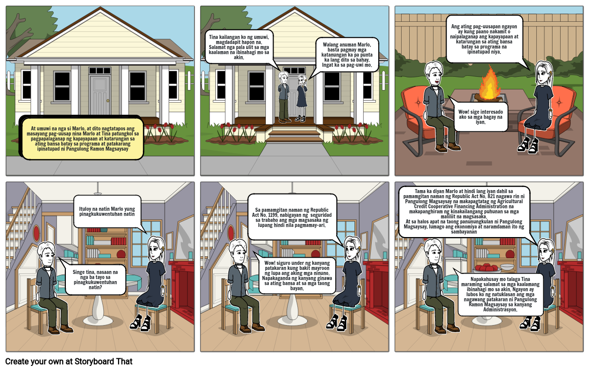 Komiks Strip Storyboard by christine67004