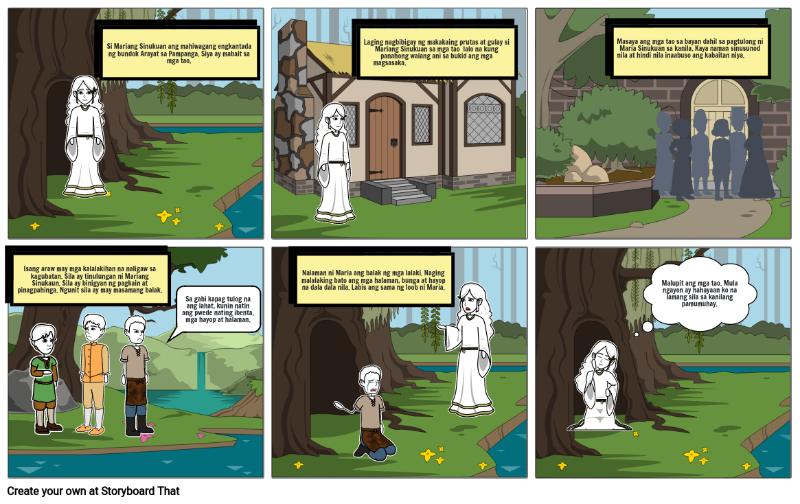 Mariang Sinukuan Storyboard by cindy12161