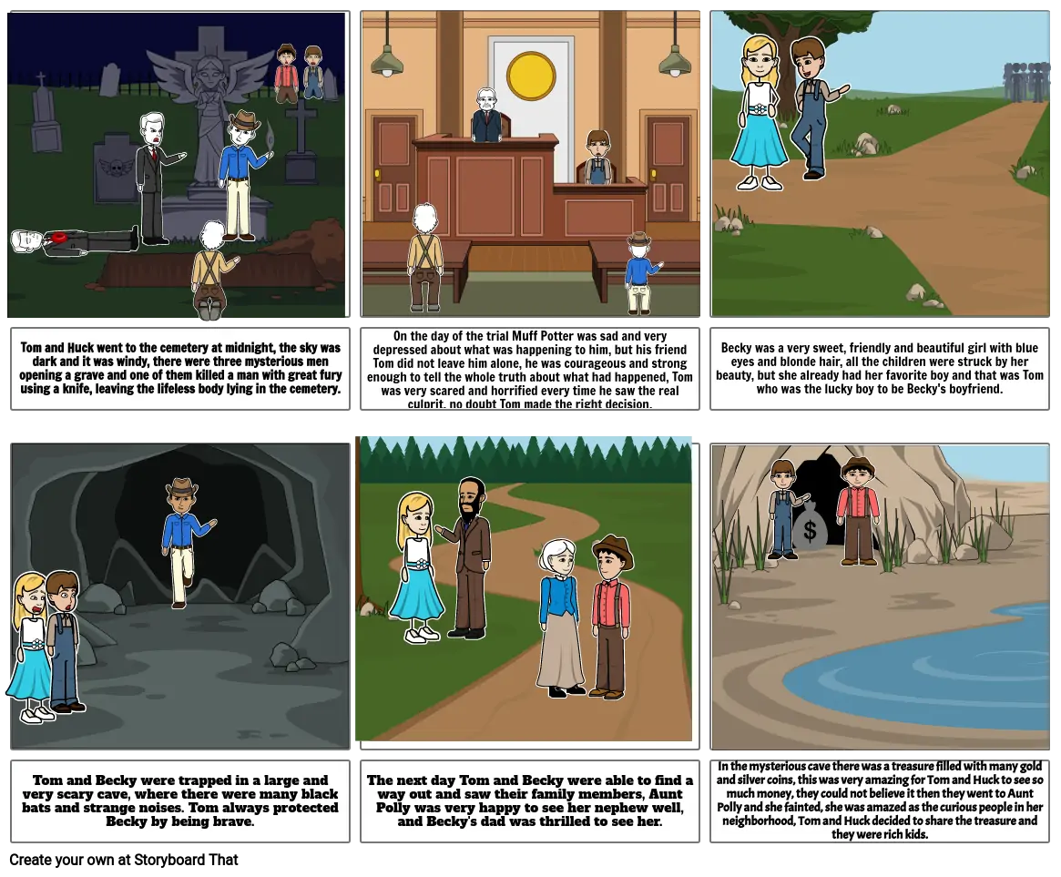 The Adventures Tom Sawyer Storyboard Por Cindy78321