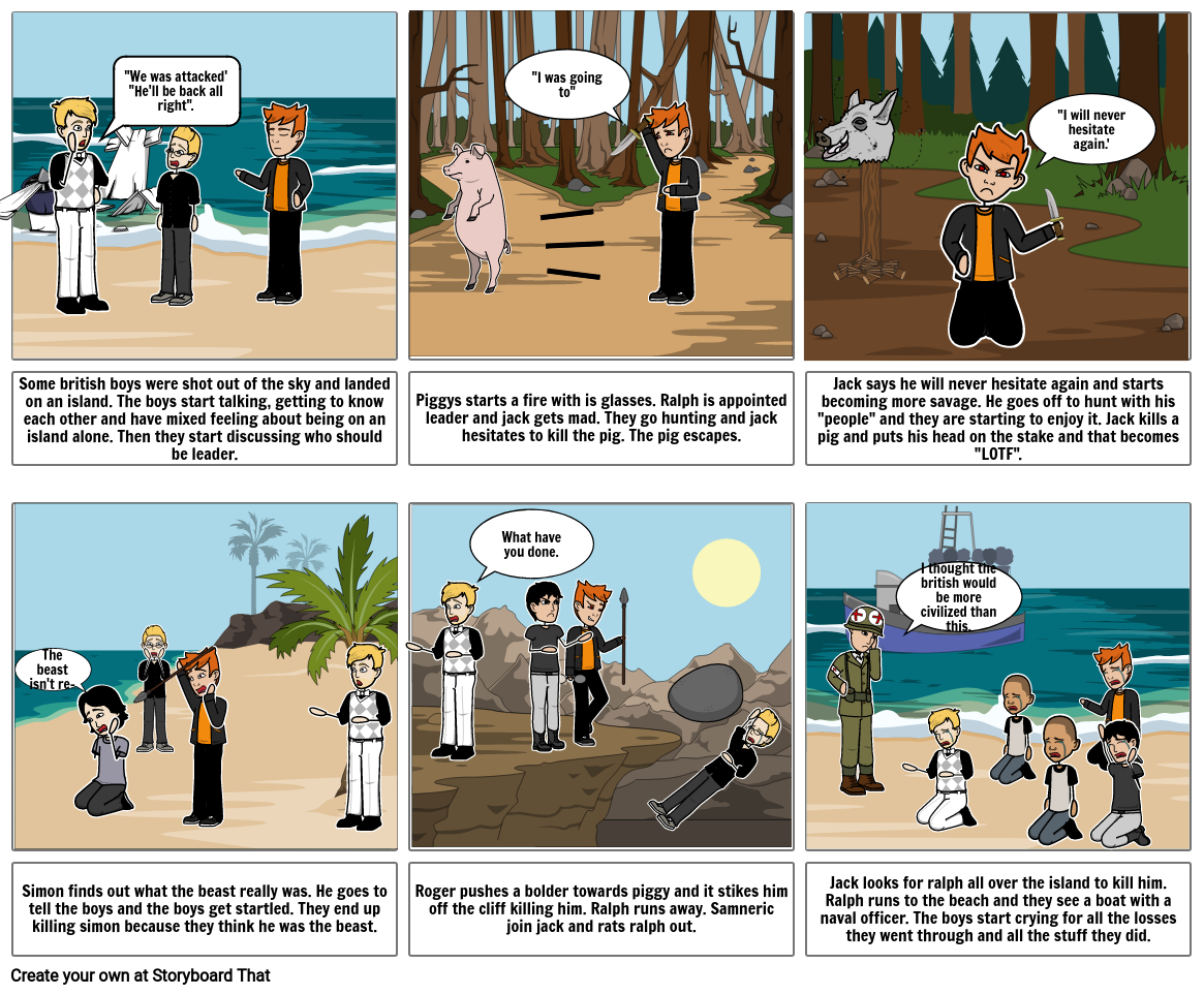 Lotf Storyboard by cjohnson33317