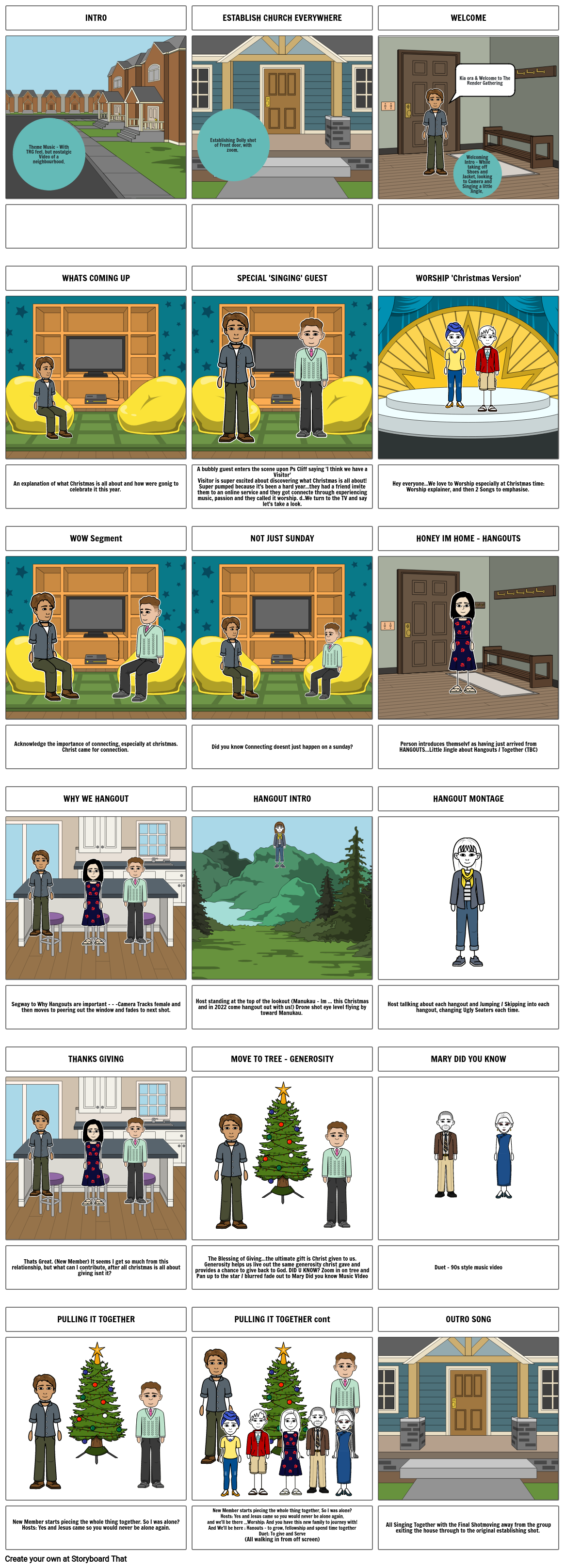 TRG Christmas Storyboard von clifford52559