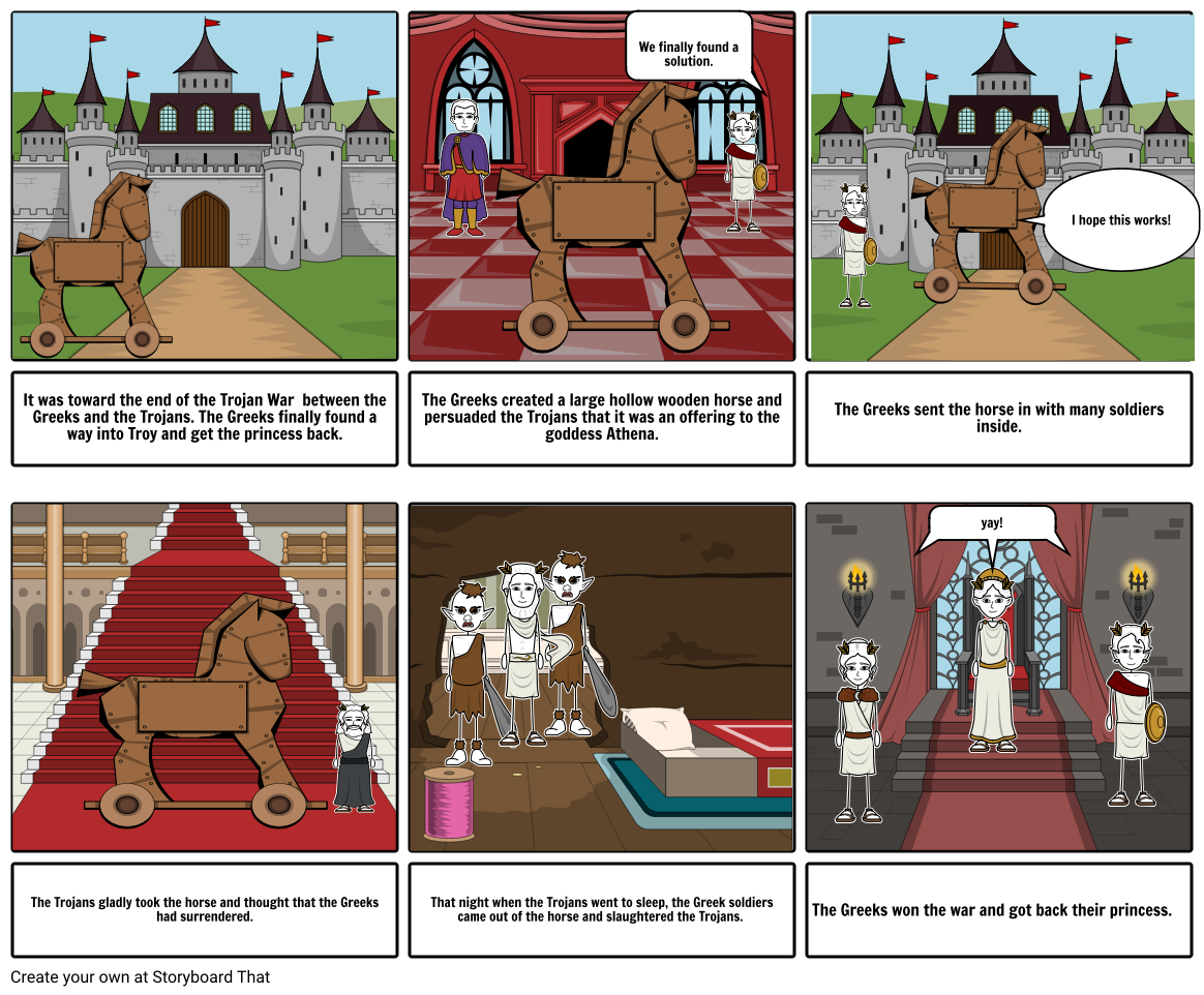 The Trojan Horse Storyboard by cnuzum42