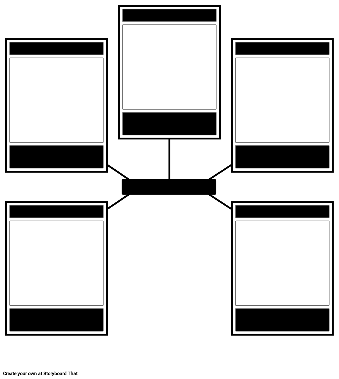 5 Šablona Mapy Buněk Spider Storyboard by cs-examples