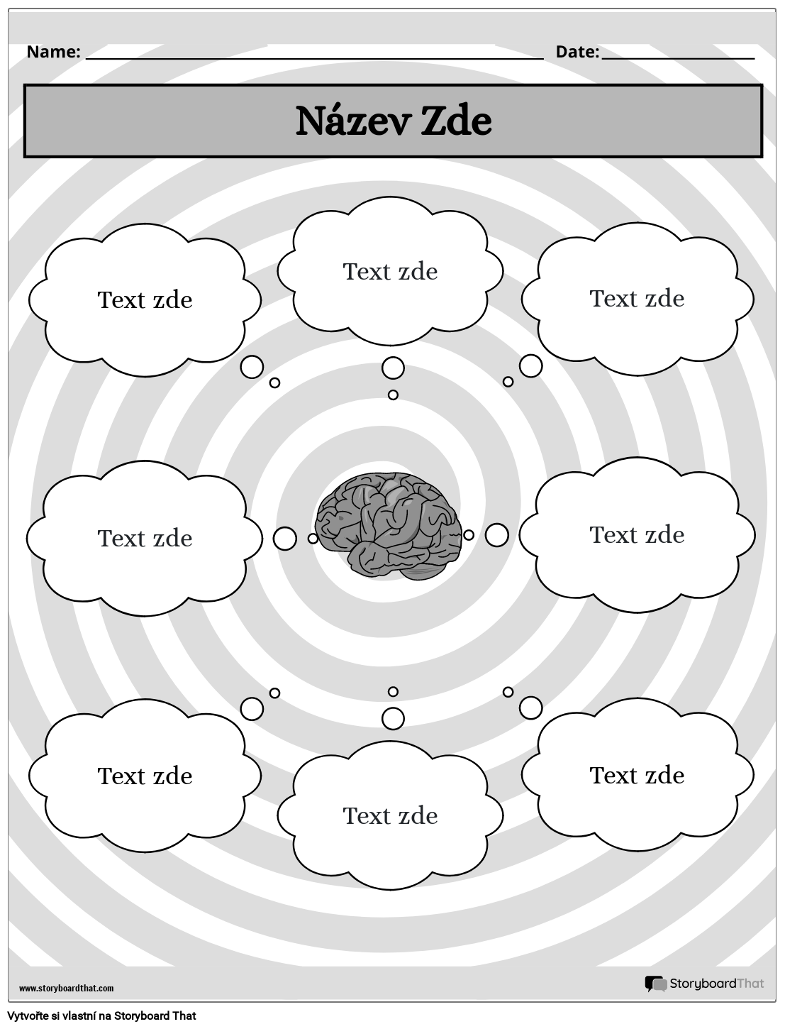 Brainstorm Portrait BW 1 Storyboard par cs-examples