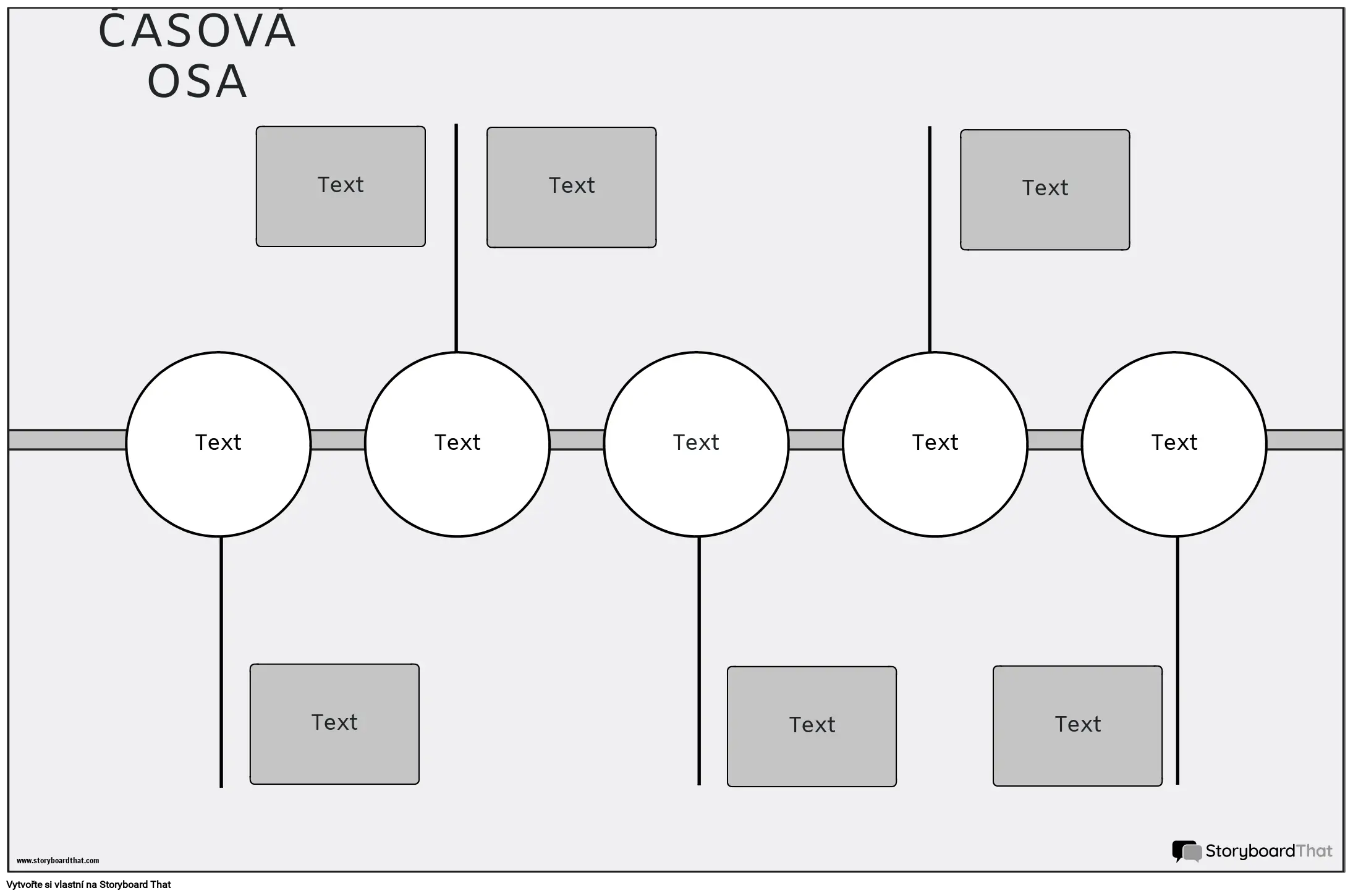 Časová osa 3 Storyboard o cs-examples