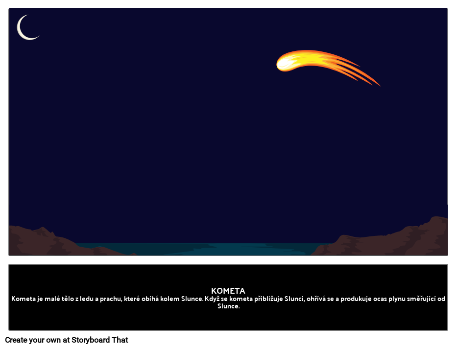 Co je to Kometa? Storyboard por cs-examples