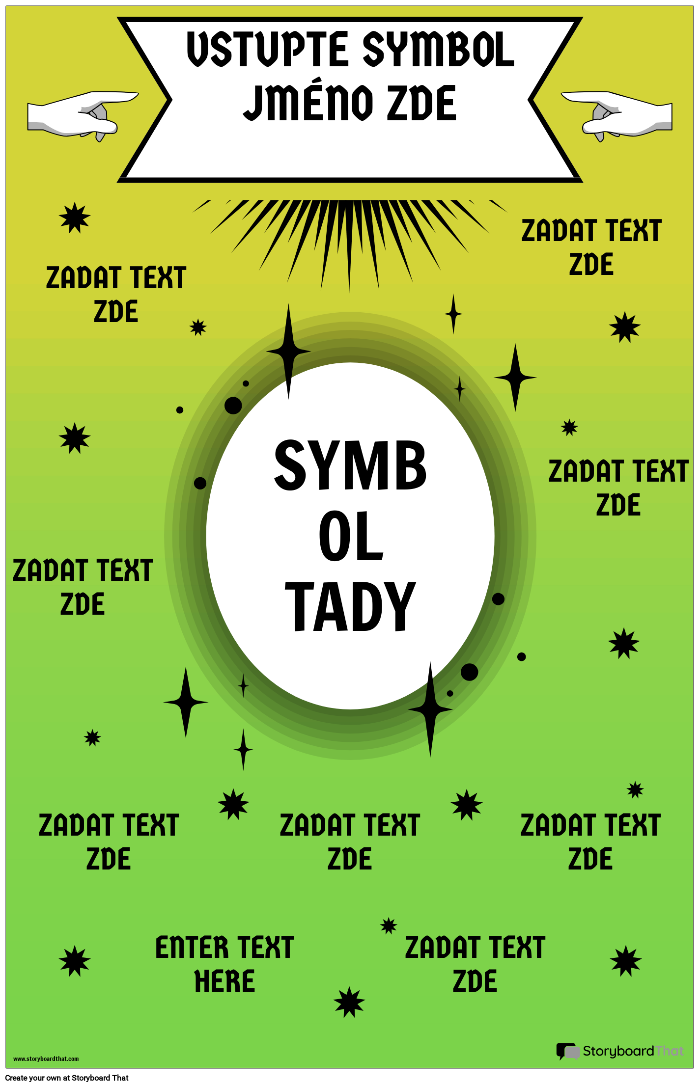Matematický Symbol Plakát Storyboard por cs-examples