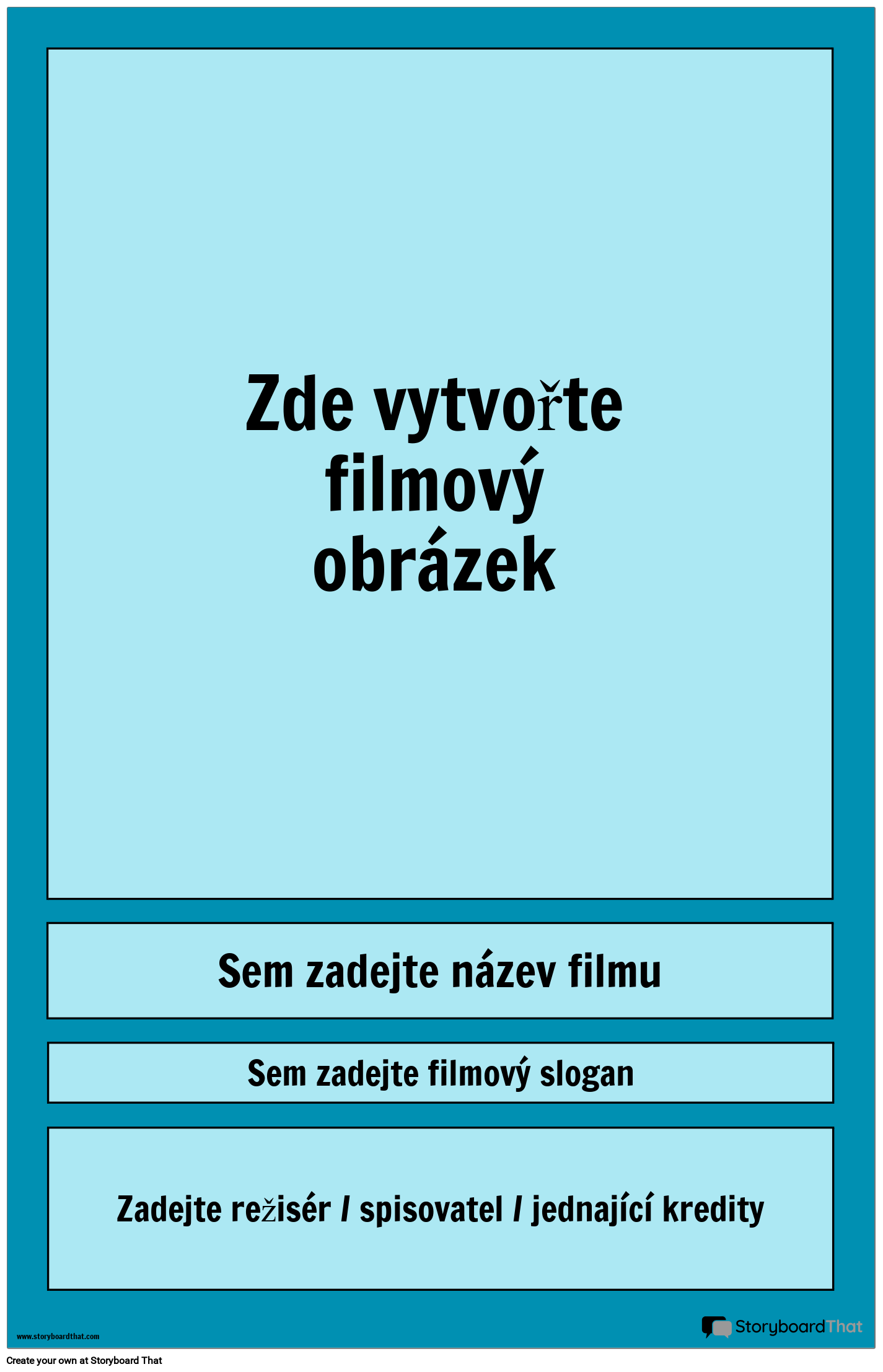 Filmového Plakátu 1 Storyboard af cs-examples