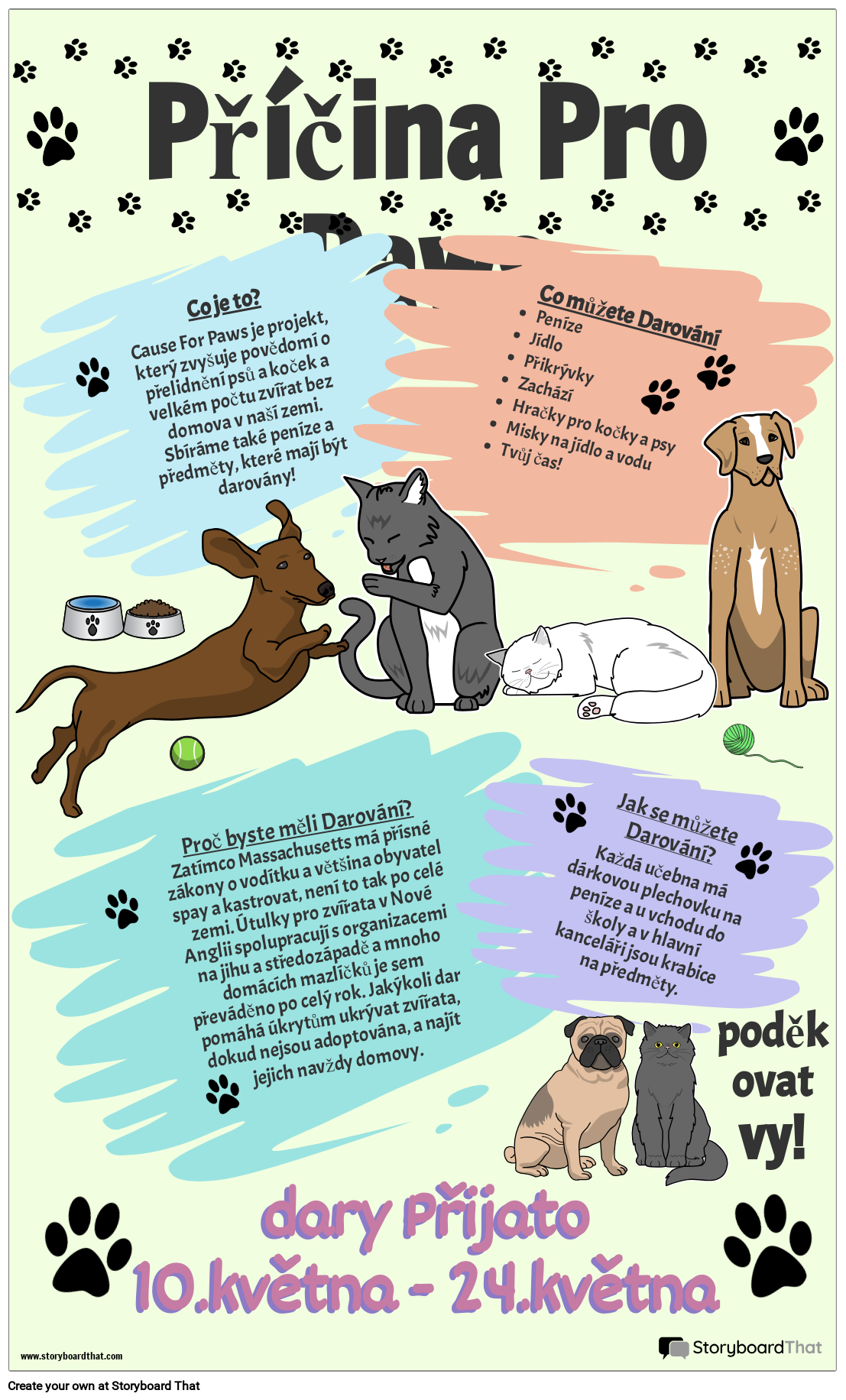 Plakát PBL Storyboard af cs-examples