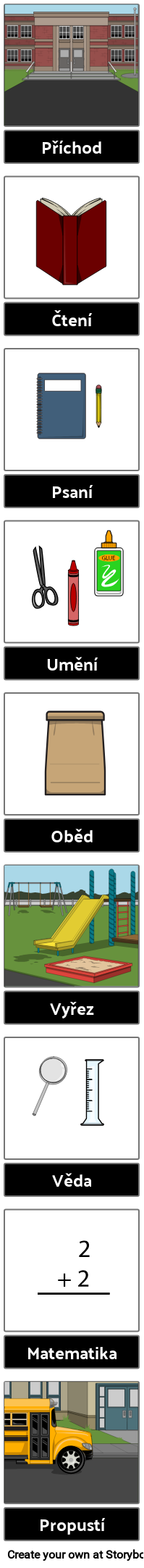 Plán Board - Vertical Storyboard af cs-examples