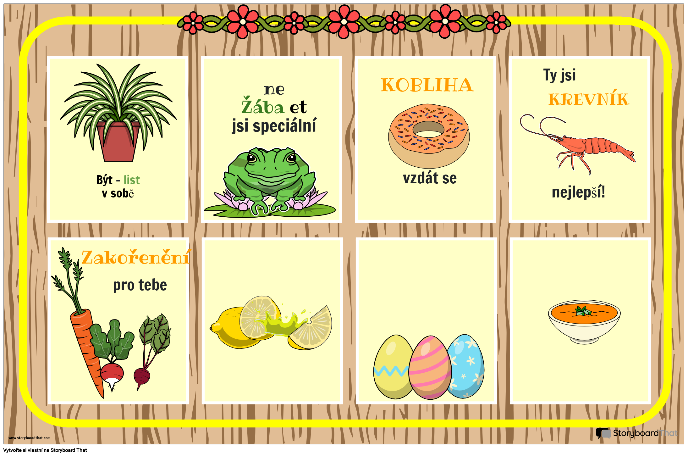 Roztomilý Motivační Plakát do Třídy Storyboard