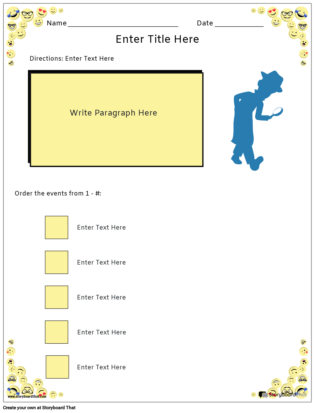 Sekvenční Portrétní Barva 1 Storyboard por cs-examples