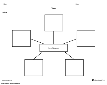Vytvořit Spider Map Worksheets Tisknutelné Grafické Organizátory