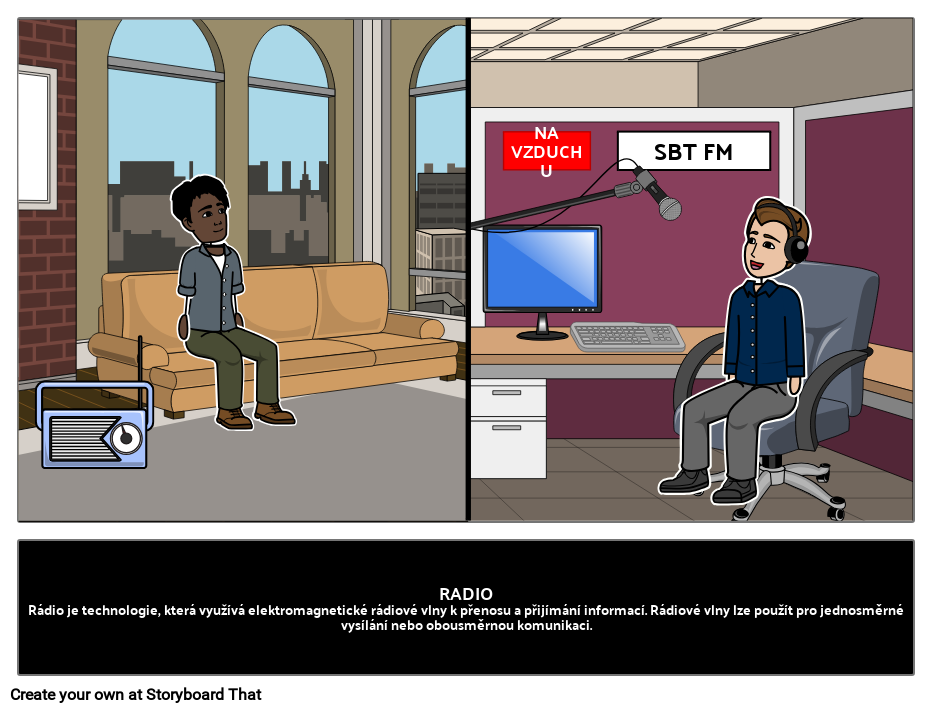 The Radio Storyboard by cs-examples